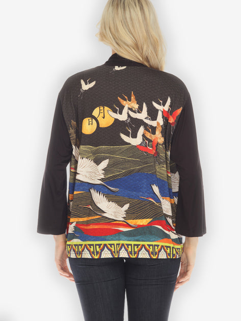 Crane Flying Moon Knit Cardigan – CITRON CLOTHING