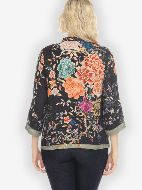 Queenly Radiant Charm in Coral Silk Blouse – CITRON CLOTHING