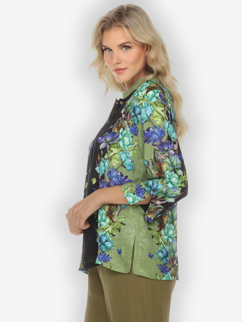 Lotus Sunny Breeze Citron Style Silk Blouse – CITRON CLOTHING
